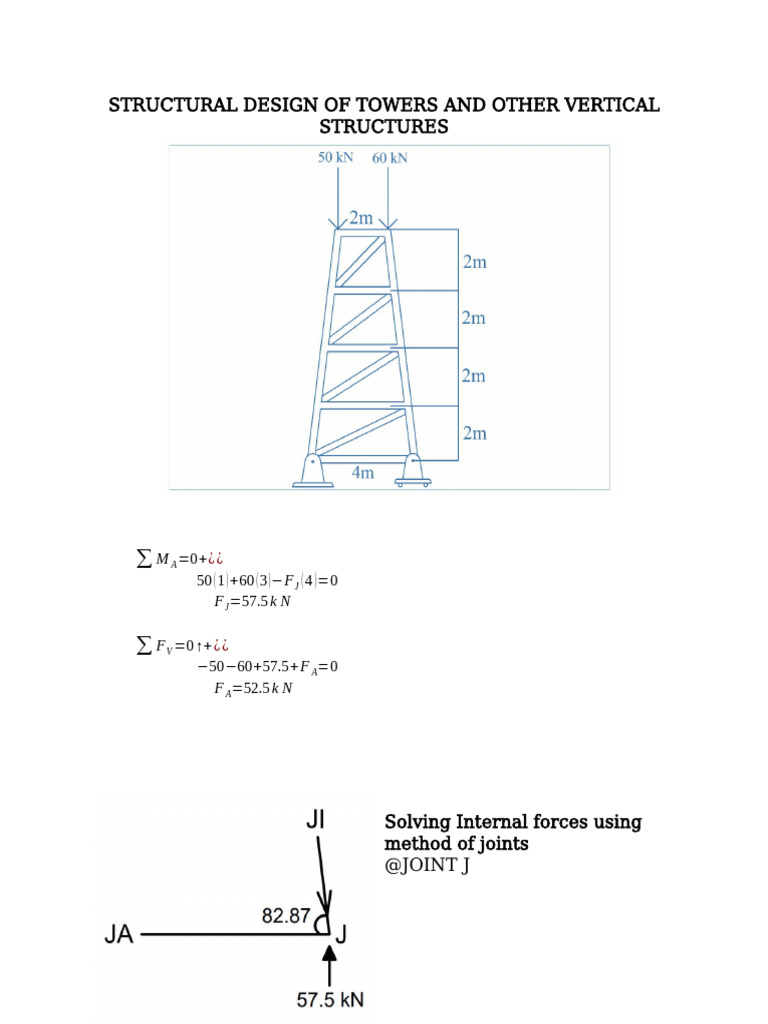 Structural Design of Towers and Other Vertical Structures | PDF ...