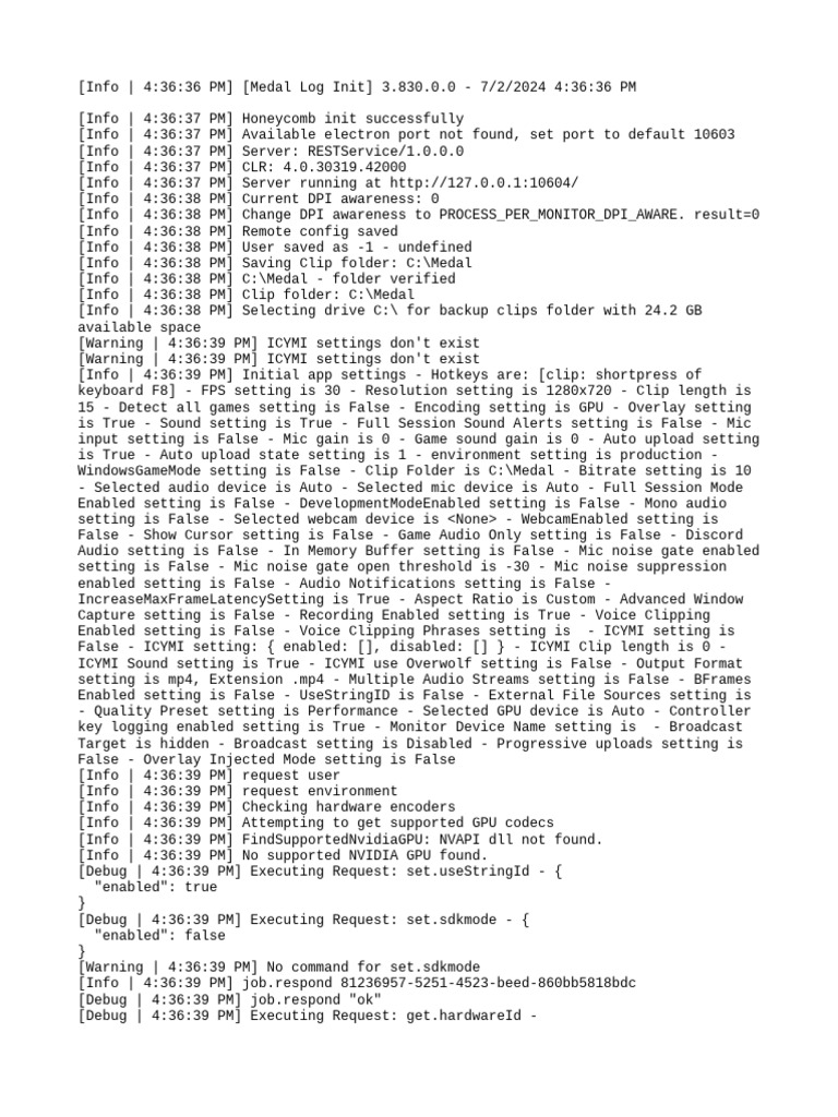 Medal Log 20240702 | PDF | Graphics Processing Unit | Software