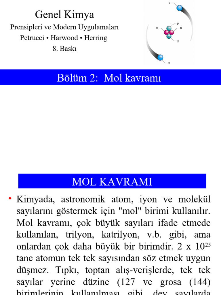 Mol Kavramı - Yeni | PDF