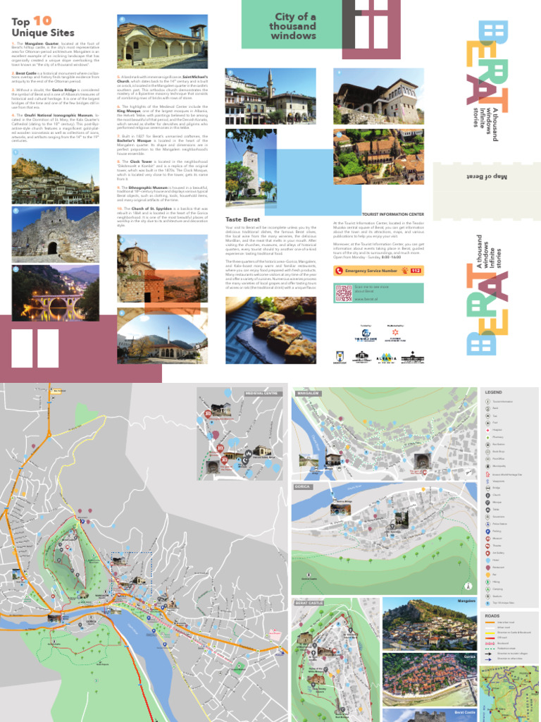 Berati Map 59.4x42 CM | PDF