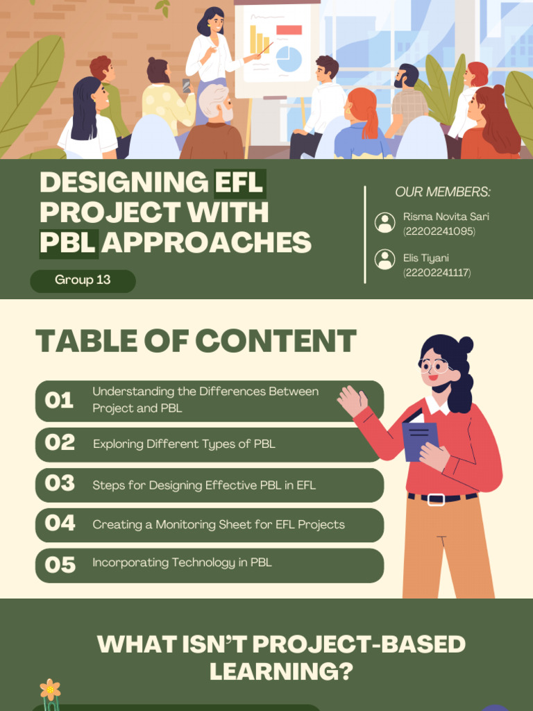 Group 13 - Designing EFL Project With PBL Approaches | PDF | Project ...