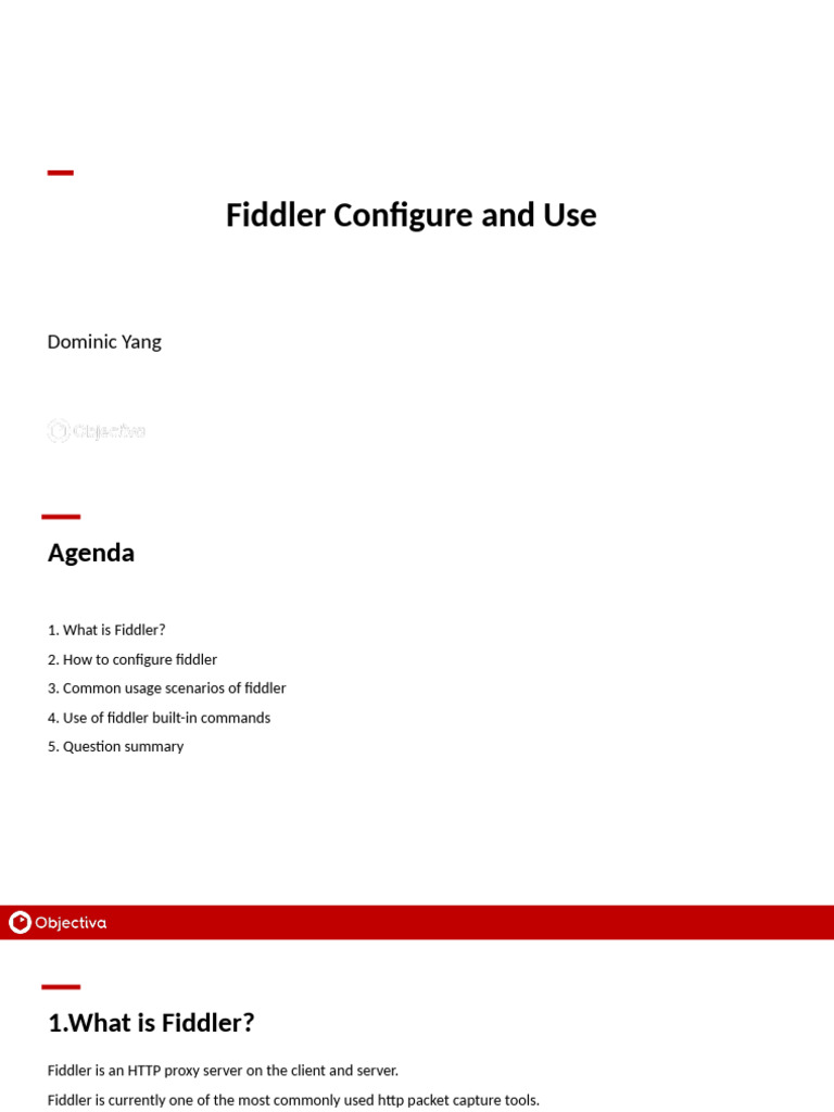 Fiddler Configuration and Use | PDF | Networking | Internet & Web