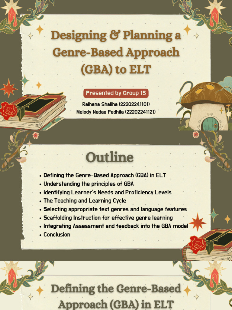 Genre-Based Approach in ELT Explained | PDF | Educational Assessment ...
