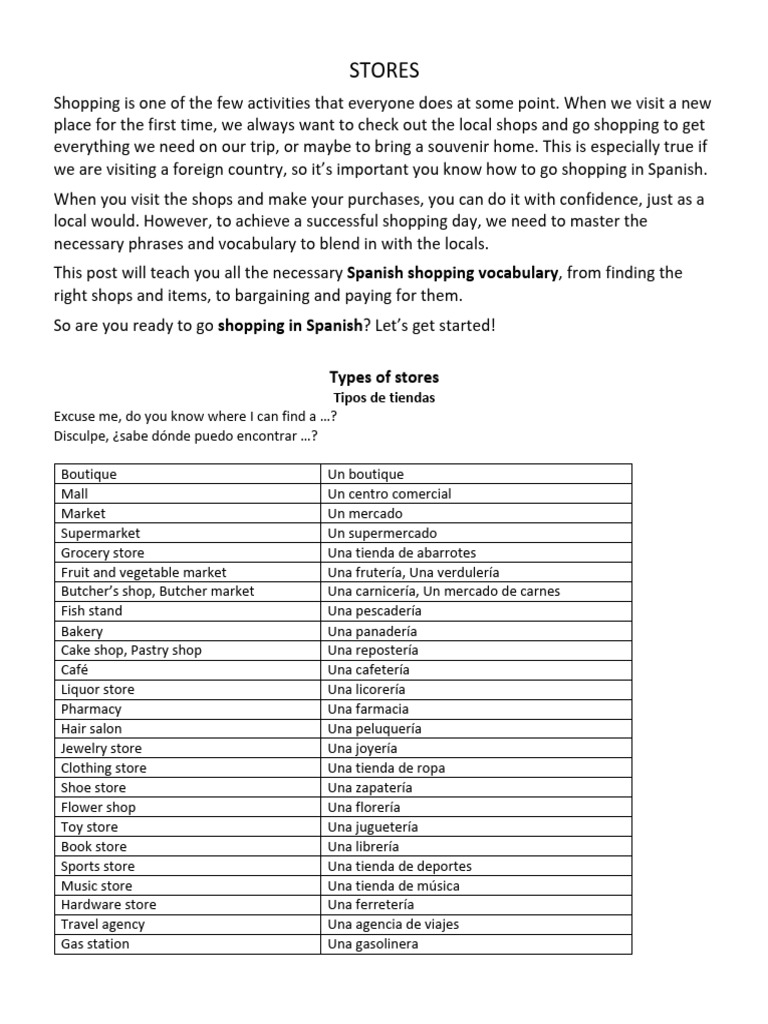 STORES | PDF | Retailing