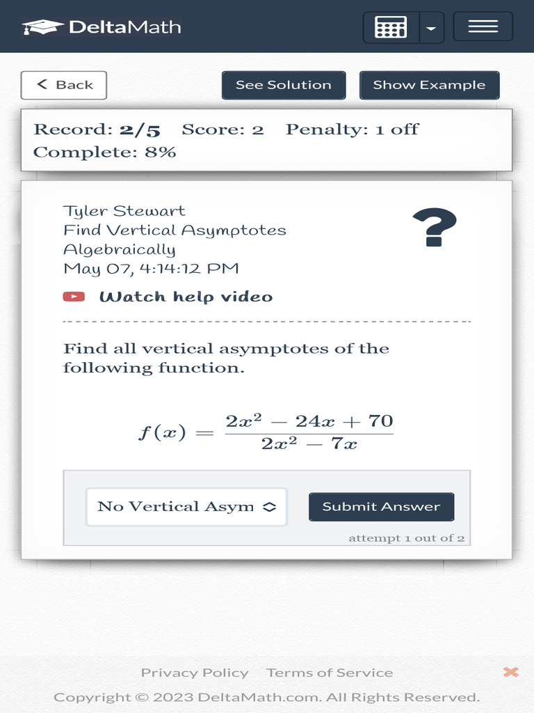 DeltaMath 4 | PDF | Teaching Methods & Materials