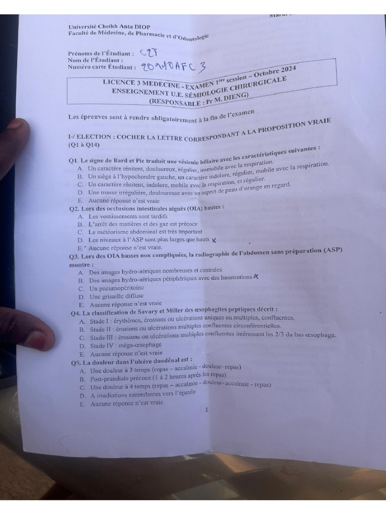 Examen 2024 | PDF