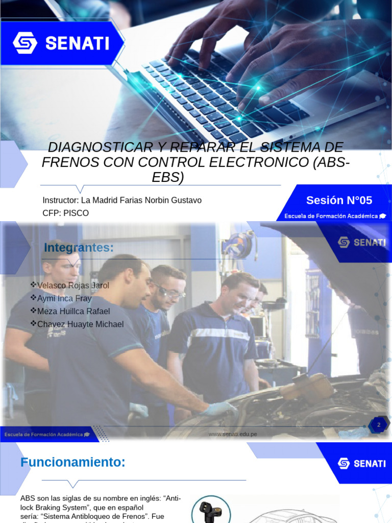 Grupo Abs Ebs | PDF | Sistema de freno antibloqueo | Vehículos terrestres