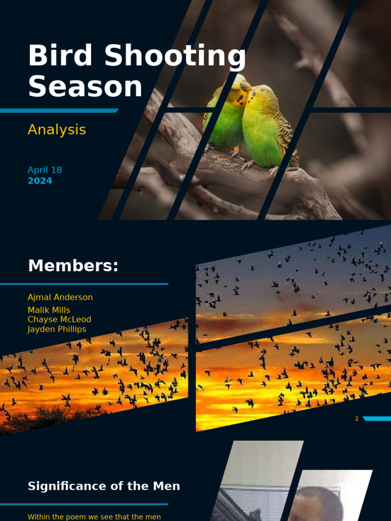 Bird Shooting Seasons | PDF | Poetry | Machismo