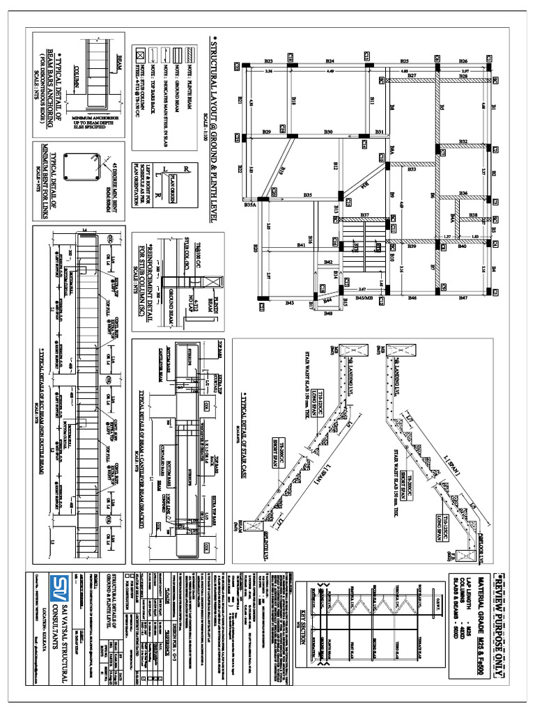 Ground & Plinth Level 01 | PDF