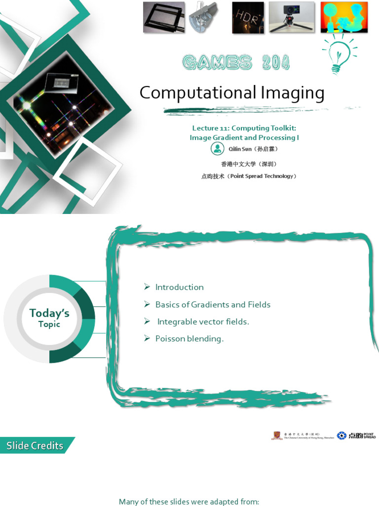 Lecture11 - Computing Toolbox - Image Gradient and Processing | PDF | Mathematical Physics ...