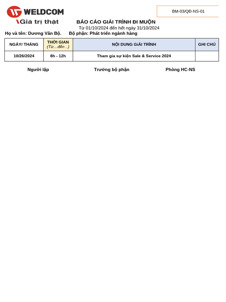 GTCC Dương Văn B t10 | PDF