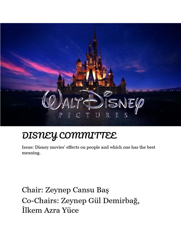 Disney Committee Study Guide | PDF