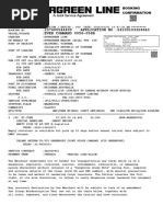Evergreen Booking Confirmation Details | PDF | Cargo