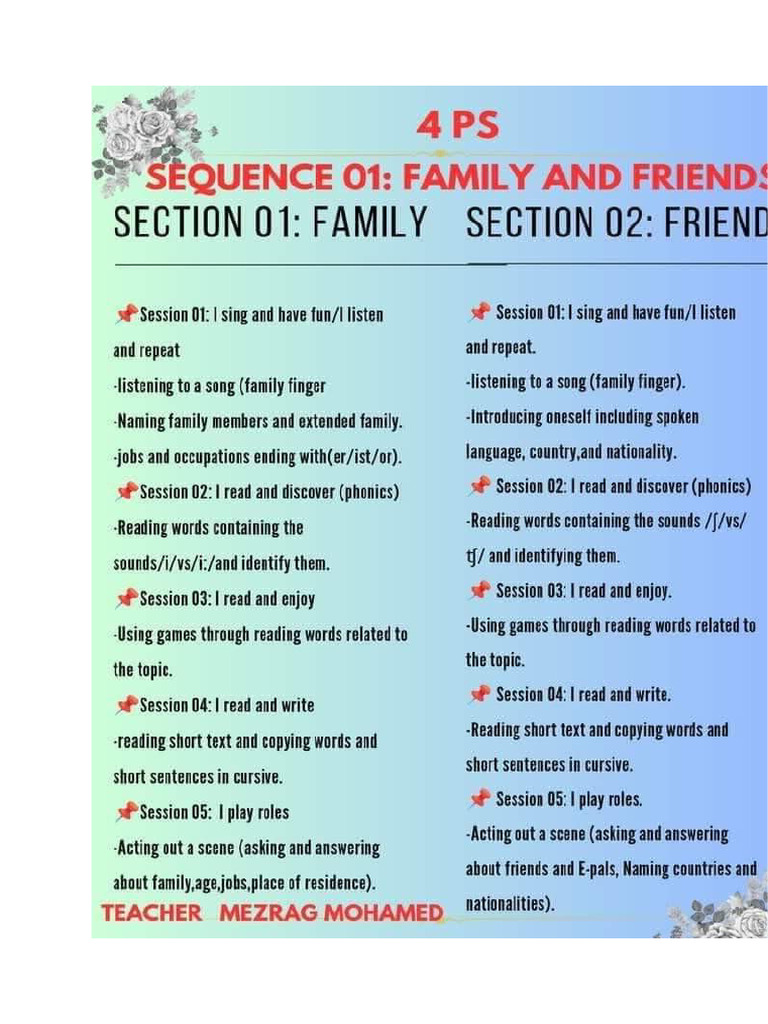 4PS Family and Friends | PDF