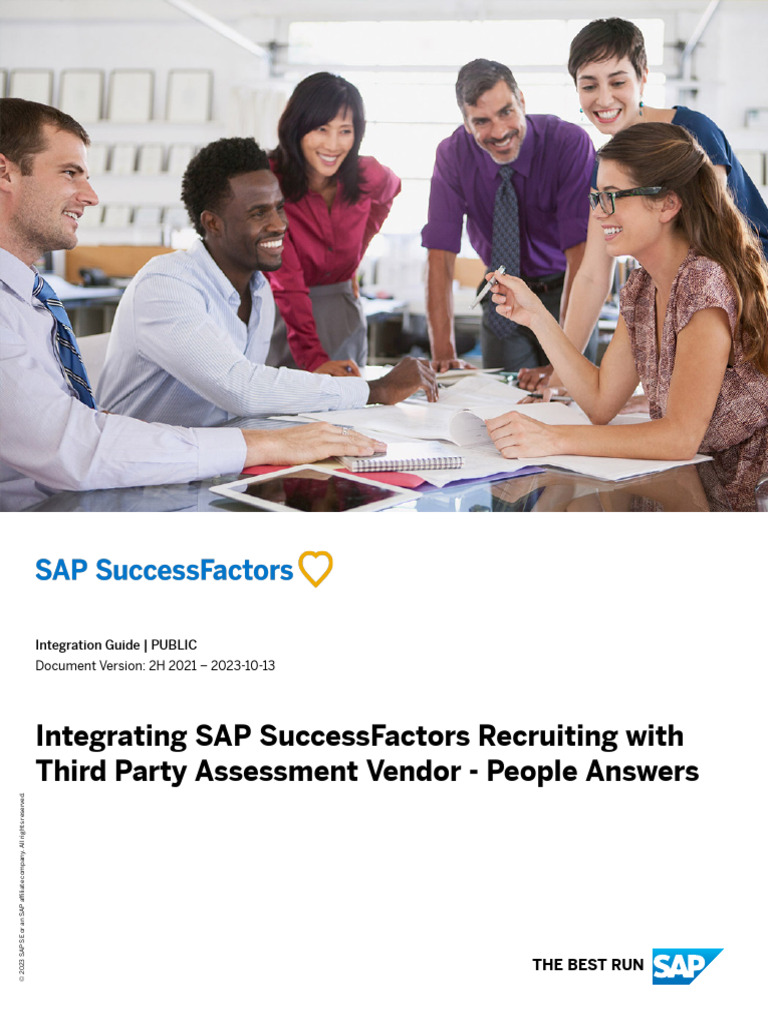 SAP SuccessFactors Recruiting Integration Guide | PDF | Cloud Computing ...