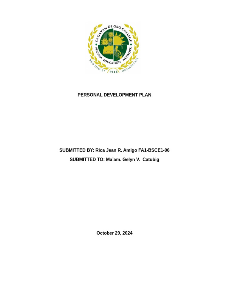 Gen 002 Exam | PDF | Goal | Personal Development