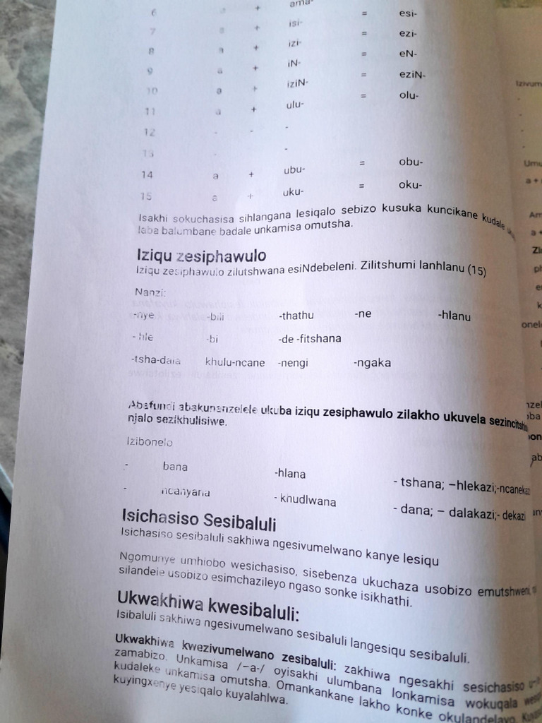 Ndebele Uhlelo Manyaaa? | PDF