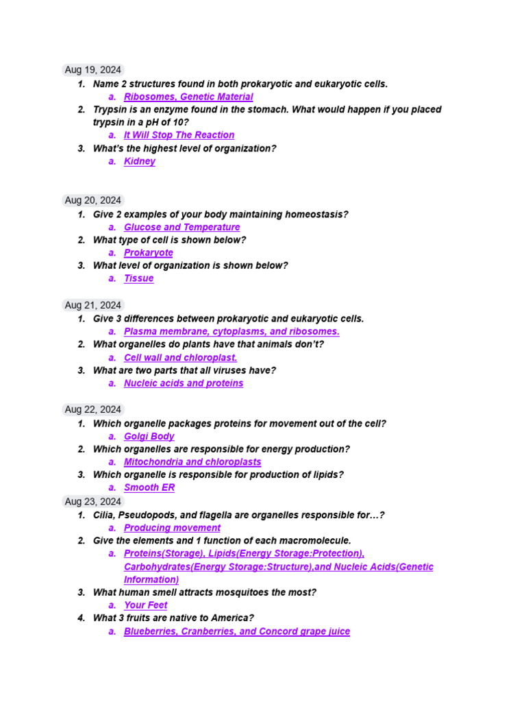 Cell Biology Concepts and Functions | PDF | Self-Improvement