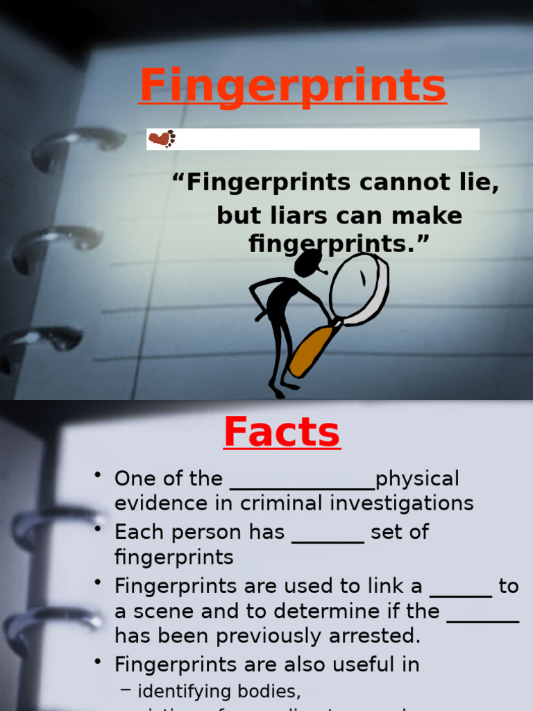 Understanding Fingerprints and AFIS | PDF | Fingerprint
