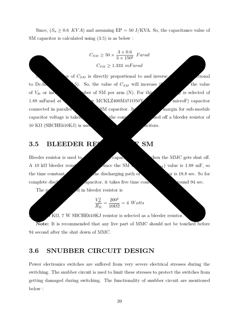 Snubber Circuit | PDF | Capacitor | Electrical Network