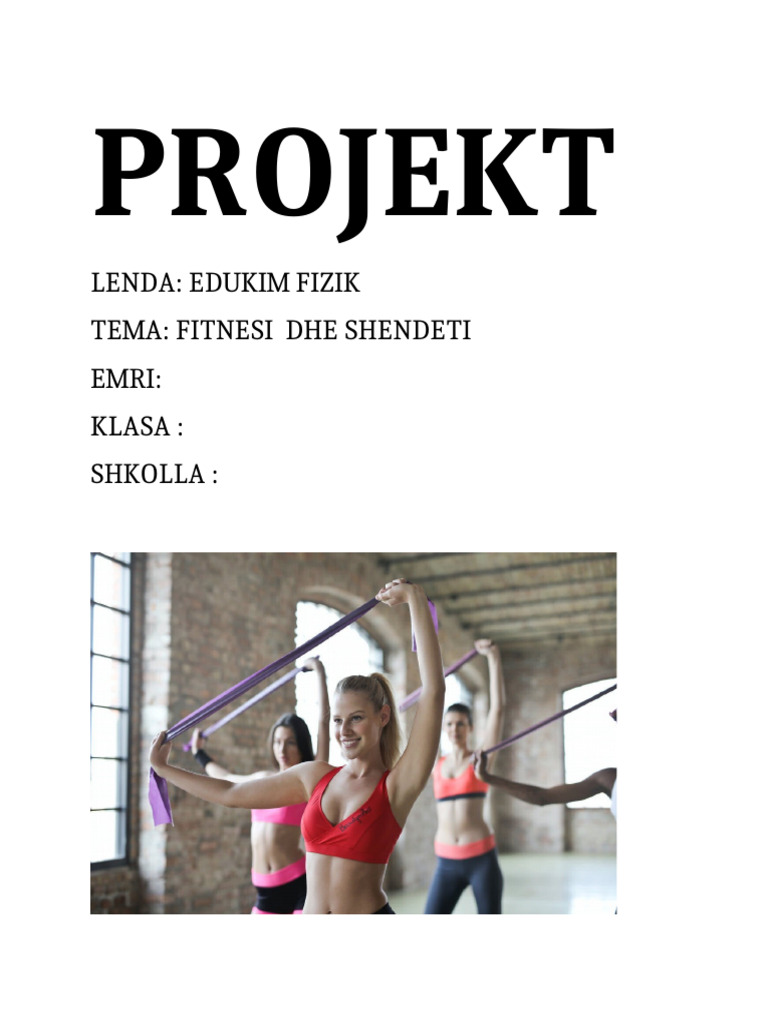 Fitnesi Dhe Shendeti | PDF