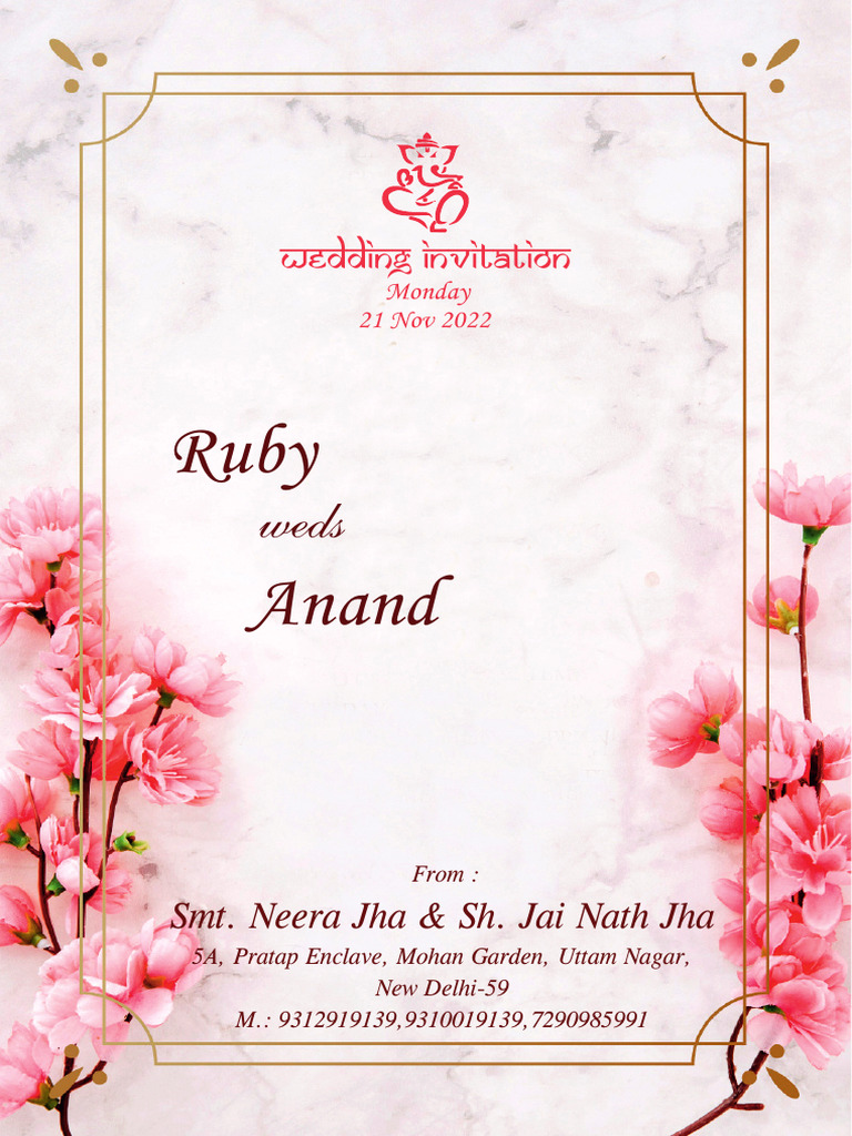 Ruby Weds Anand | PDF