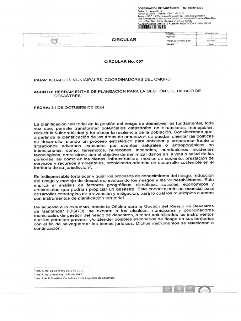 Circular 07 | PDF