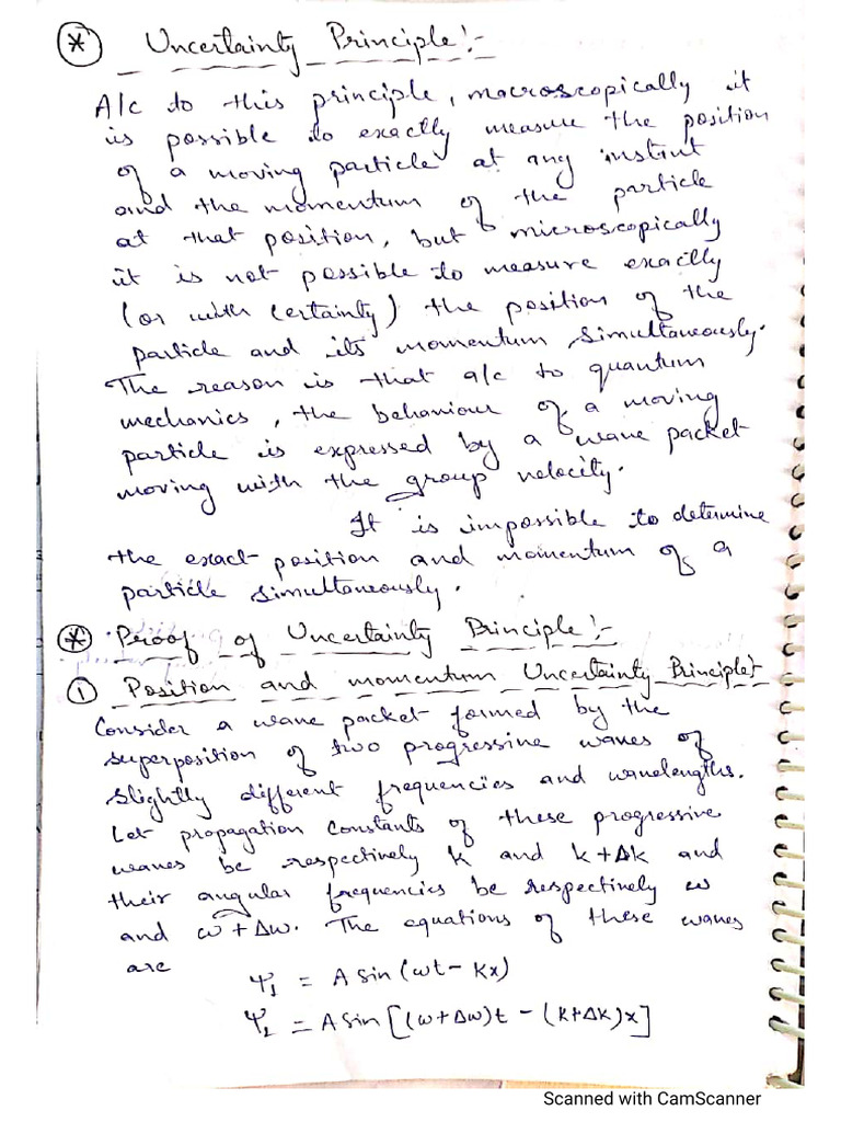 Heisenberg Uncertainty Principle and It's Applications | PDF