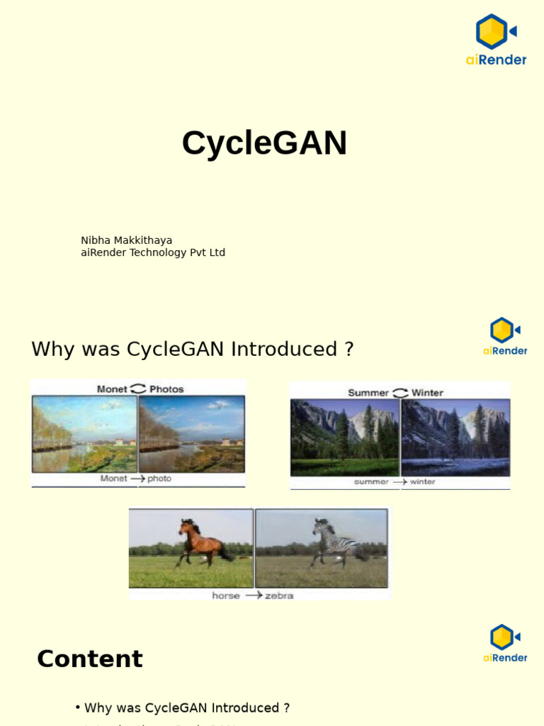 Cycle Gan | PDF