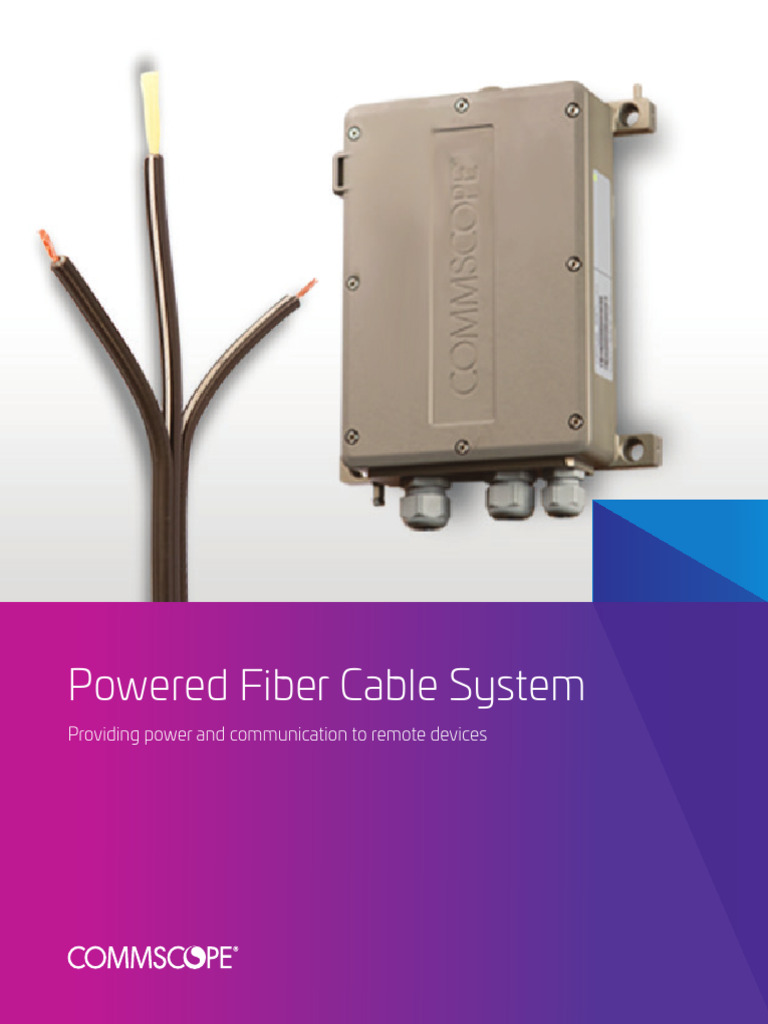 Power System | PDF | Optical Fiber | Electrical Wiring