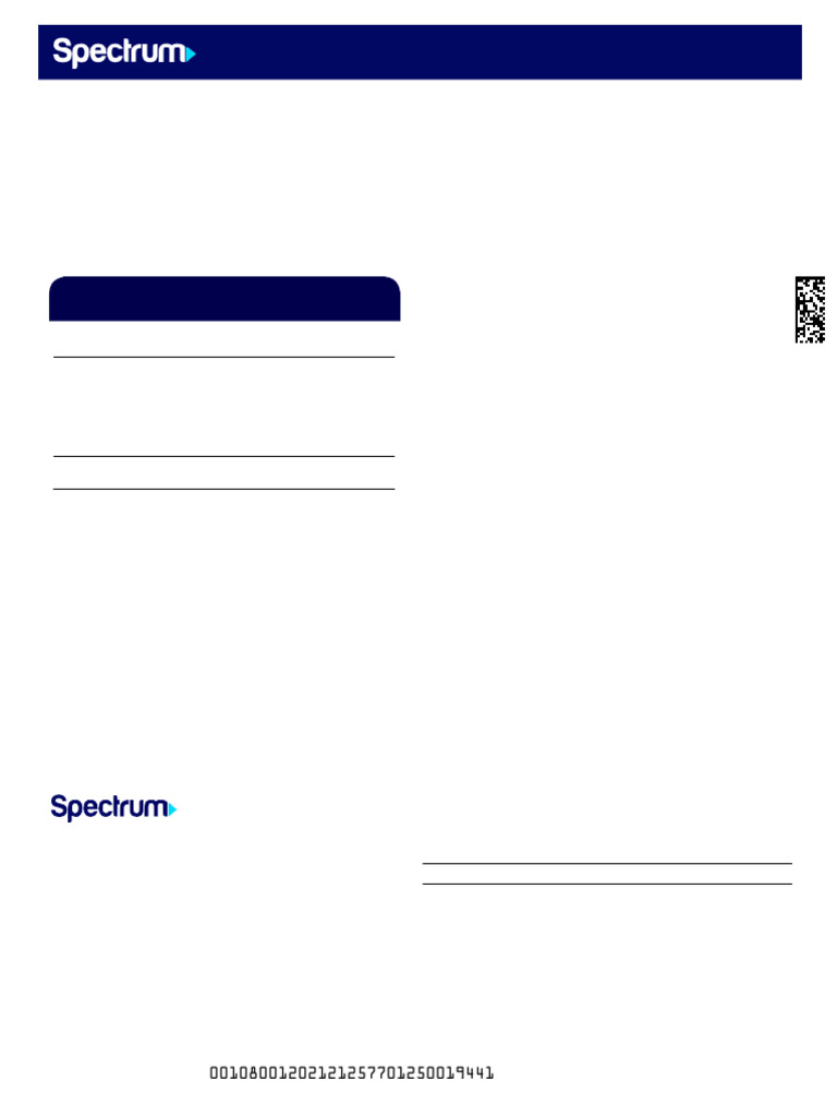 202-121257701-001 4225 Auto Pay Notice: Spectrum News | PDF | Fee | Taxes