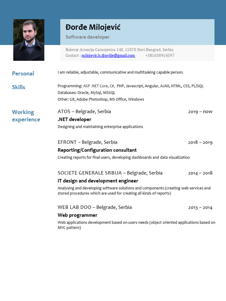 CV Eng | PDF | Computers