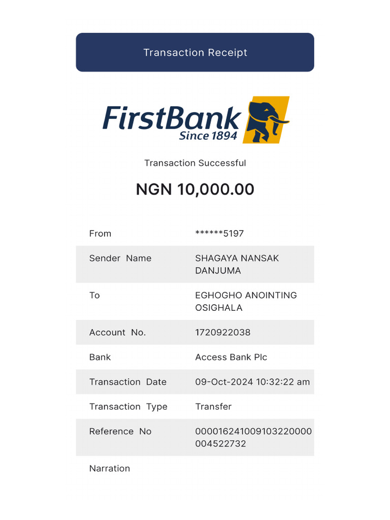 FBN Receipt89 | PDF