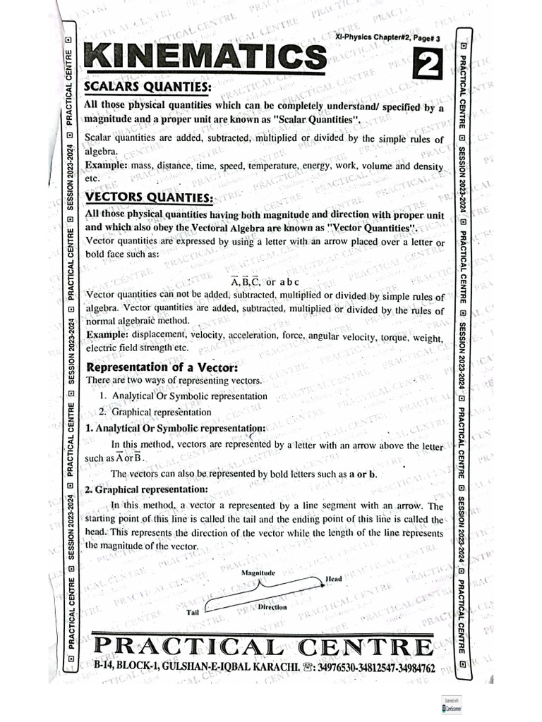Physics Chapter 2 | PDF