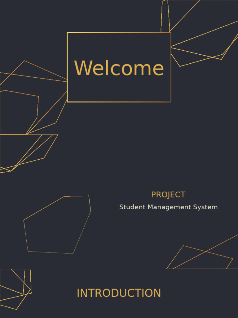 Presentation Student Management System | PDF