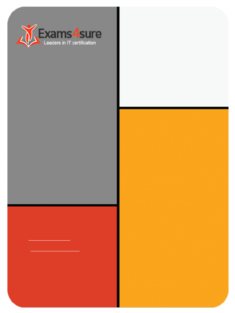 CompTIA SY0 601 Exams4Sure | PDF | Security | Computer Security