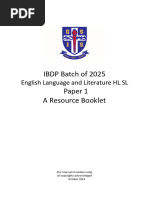 IB Language - Paper 1 - Mark Scheme (Assessment Criteria) | PDF ...