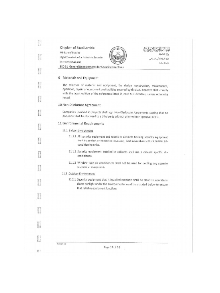 SEC-01 HCIS Standards | PDF