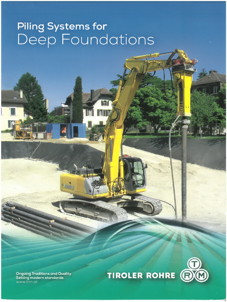 TRM Ductile Cast Iron Piles Brochure | PDF