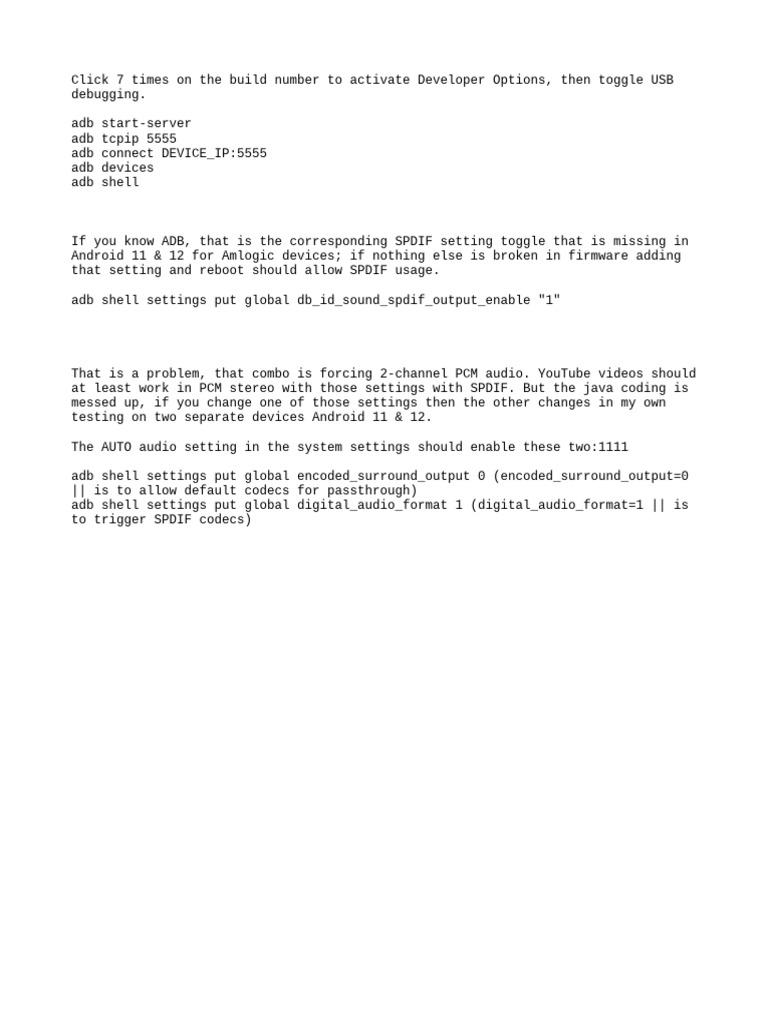How To Connect ADB Over Wifi | PDF