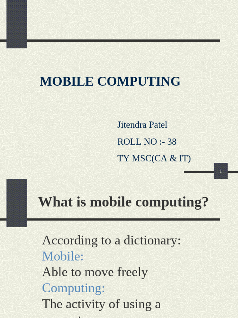 EnggRoom - Code - Mobile Computing | PDF | Personal Digital Assistant | Laptop