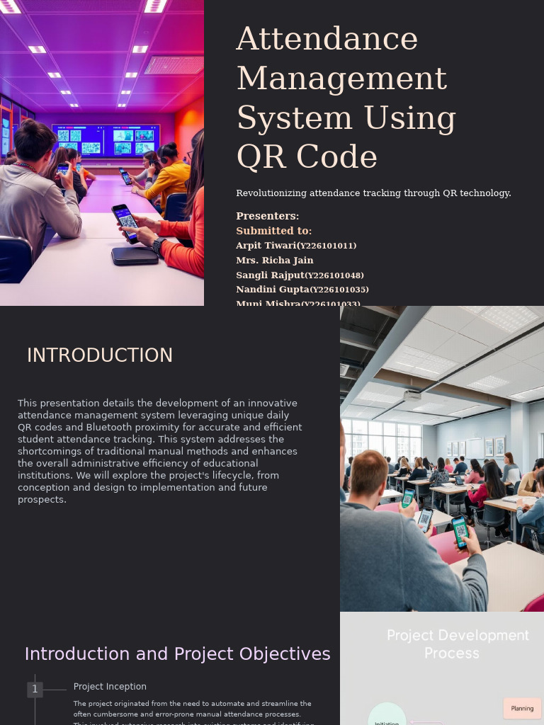 Attendance Management System Minor Project | PDF | Computing | Software