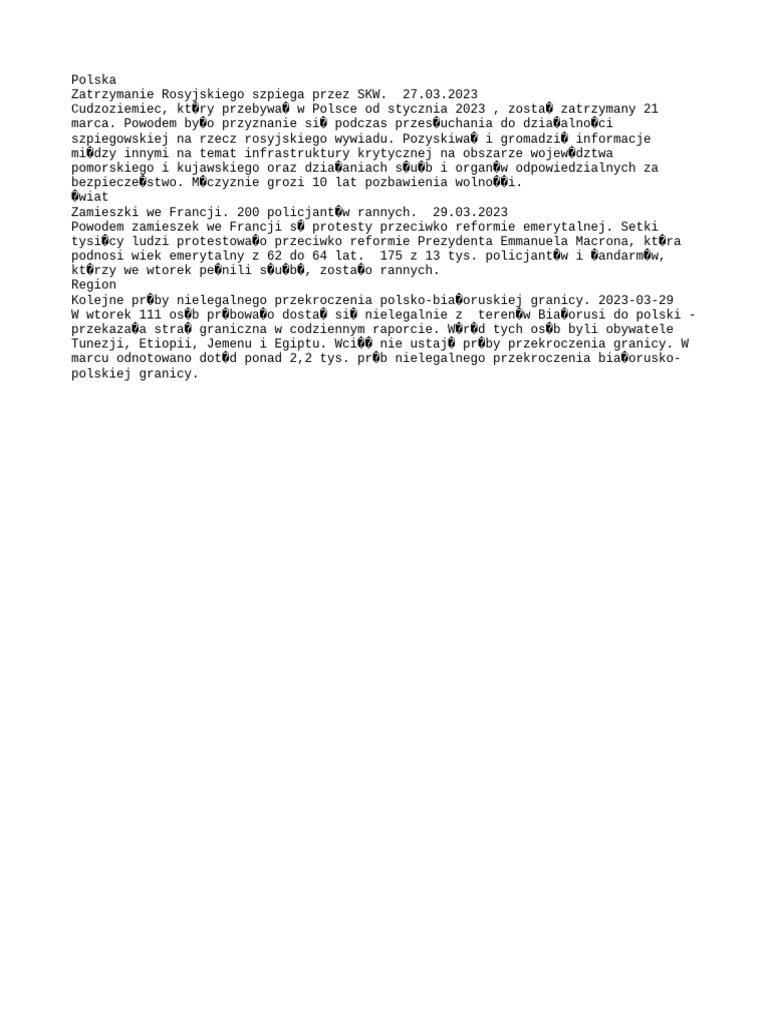 Prasówka Marzec | PDF