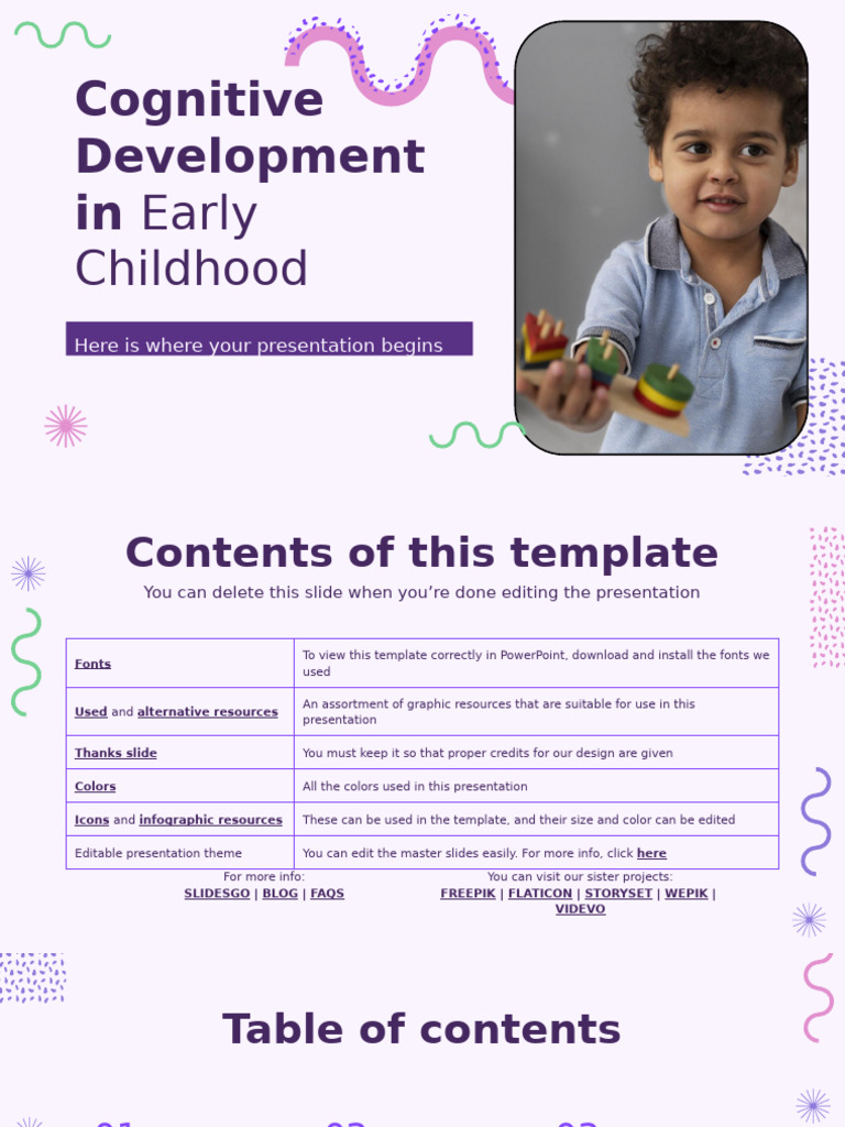 Cognitive Development in Early Childhood by Slidesgo | PDF | Planets | Planets In Astrology