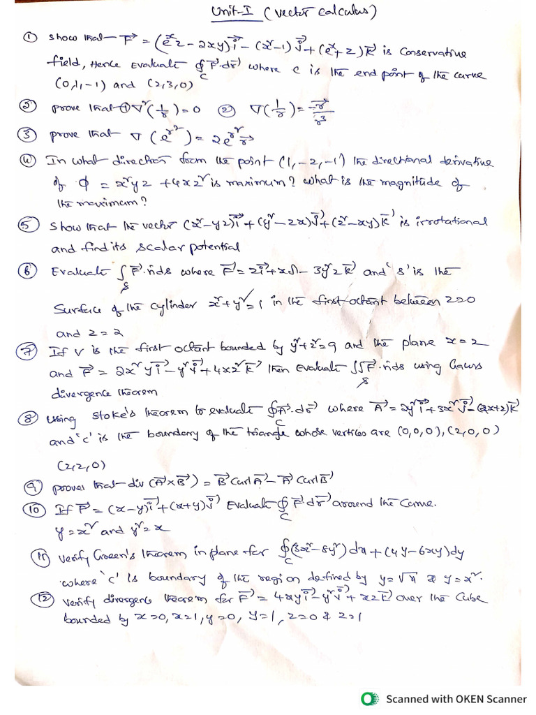 M-3 Unit-1., 2,3 Q. Bank | PDF