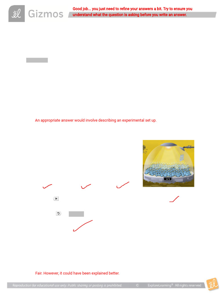 Biology Homework (Marked) | PDF | Experiment | Hypothesis