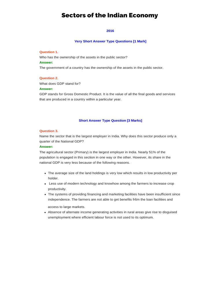 Selfstudys Com File | PDF | Gross Domestic Product | Employment