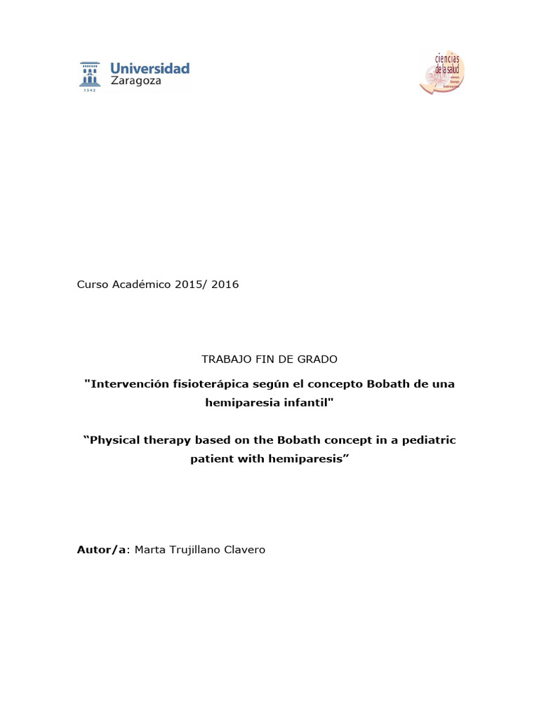 Taz TFG 2016 902 | PDF | Tobillo | Parálisis cerebral