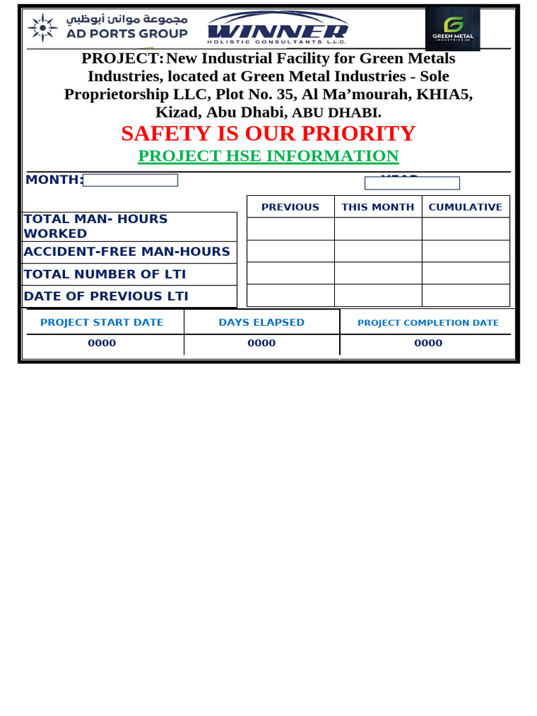 Project - Signages - Green Metal | PDF | Personal Protective Equipment ...