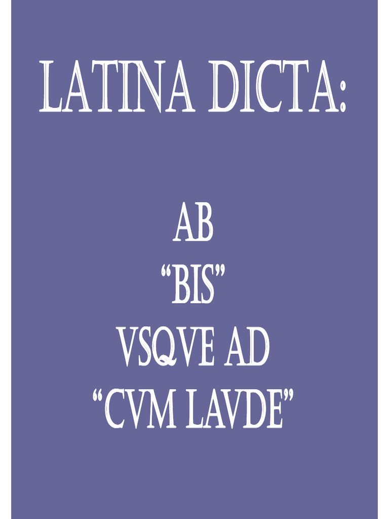 03 Latinismos Uso Actual | PDF